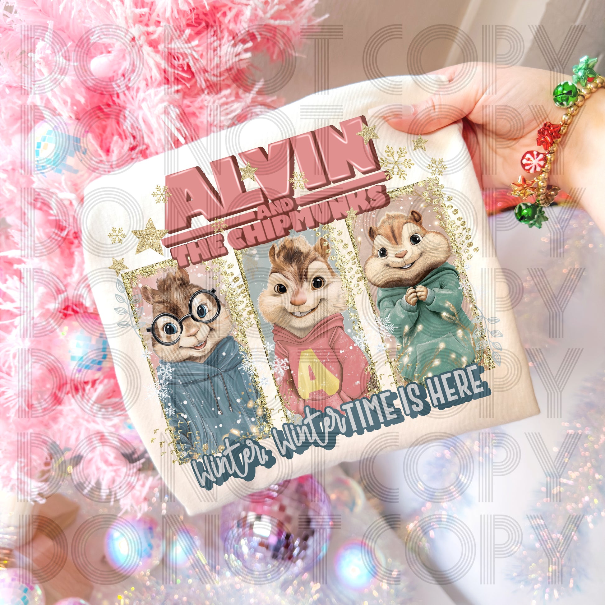 Winter Winter Time Is Here DTF Print – Mama Lynn's Creations