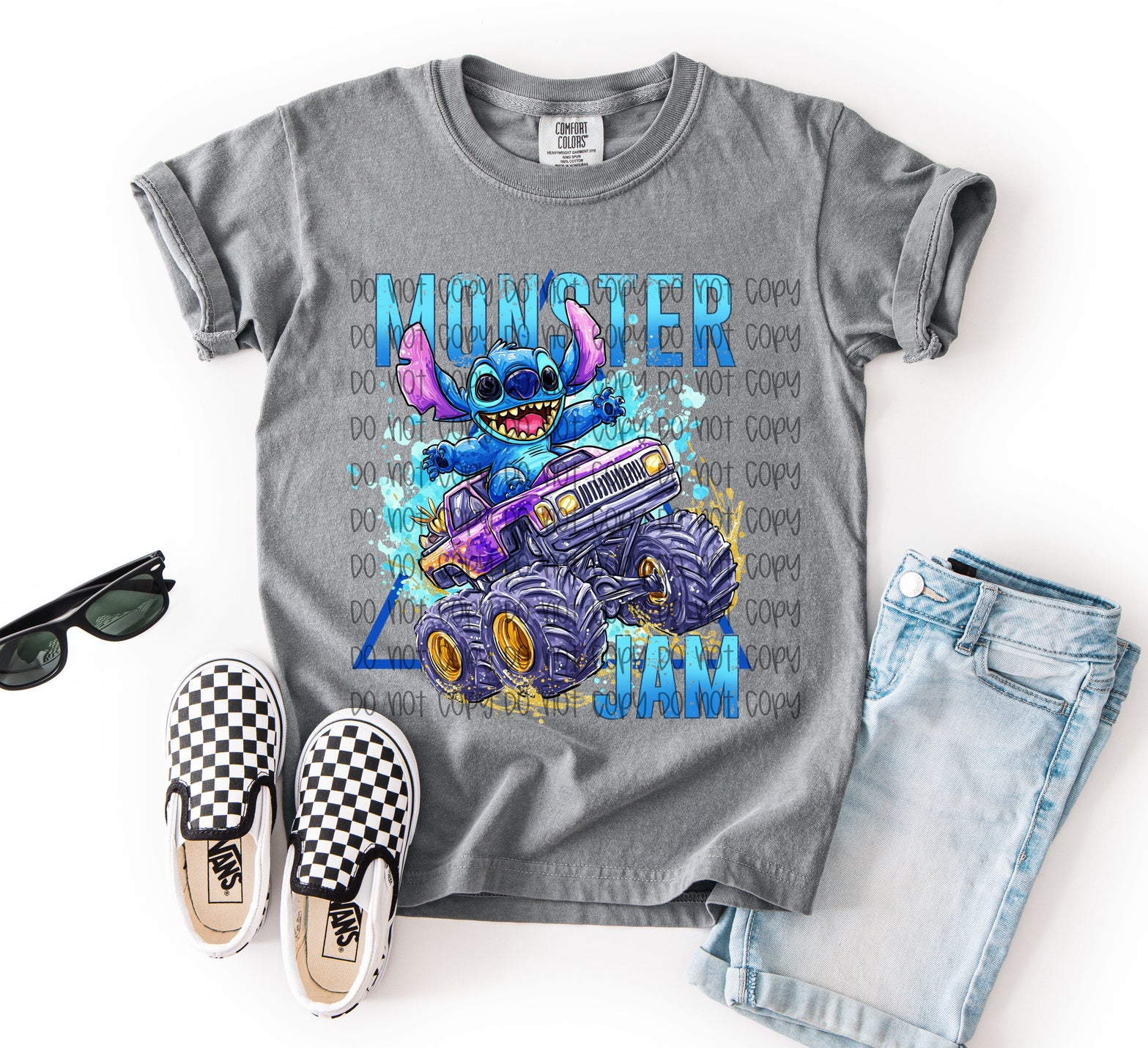 Monster Jam Stitch DTF Prints – Mama Lynn's Creations