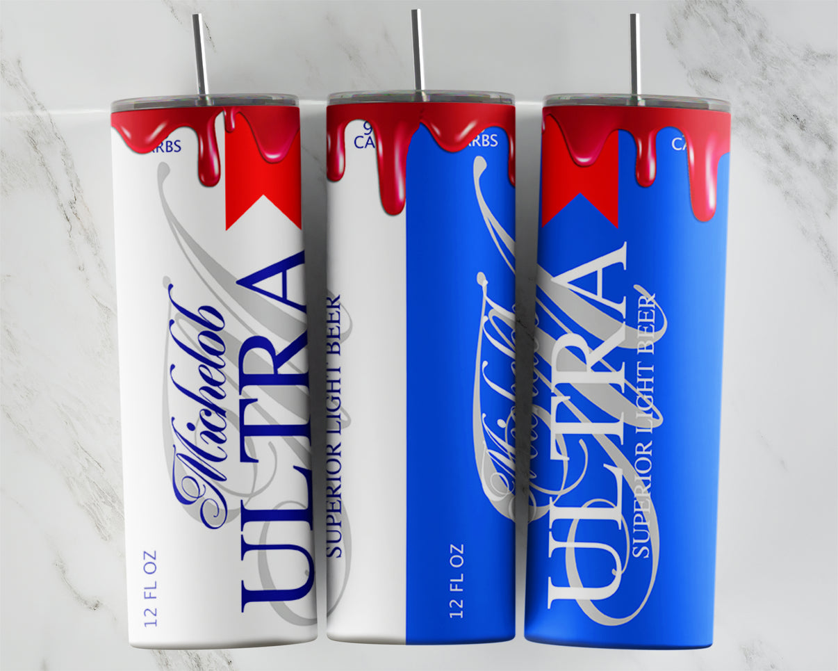 Chamoy Drip Michelob Beer Tumbler Wrap – Mama Lynn's Creations